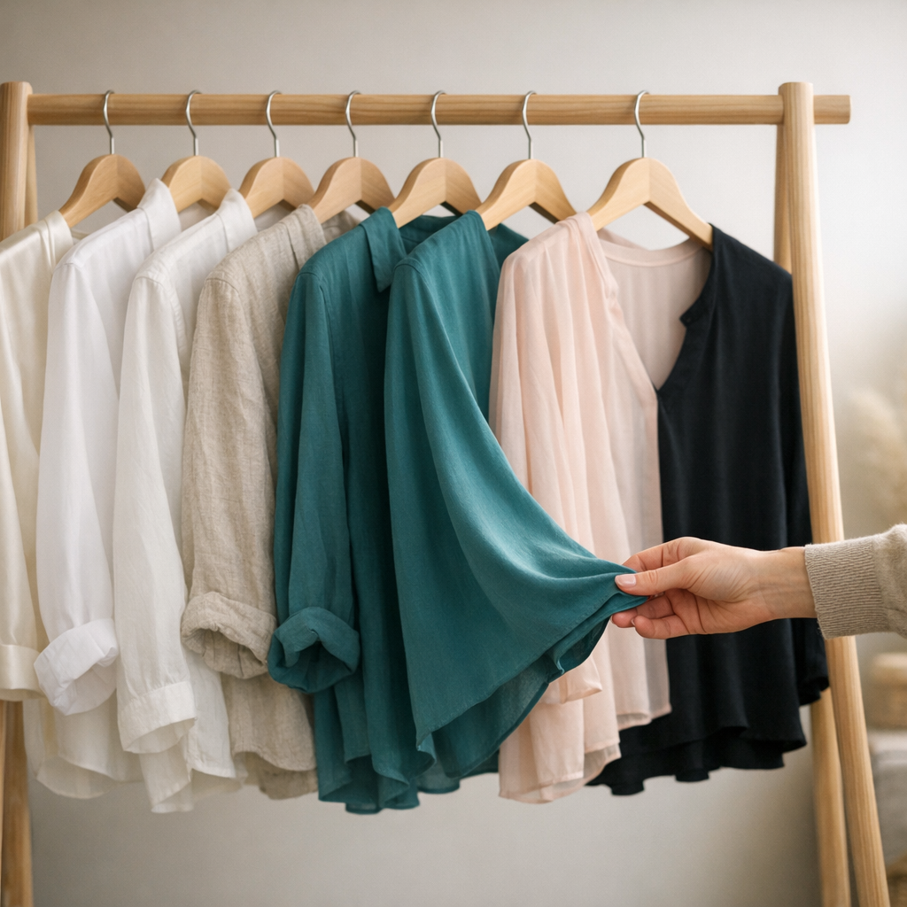 Best Fabric for Blouses: Comfort, Drape, Wrinkle-Free – Zevara Melbourne